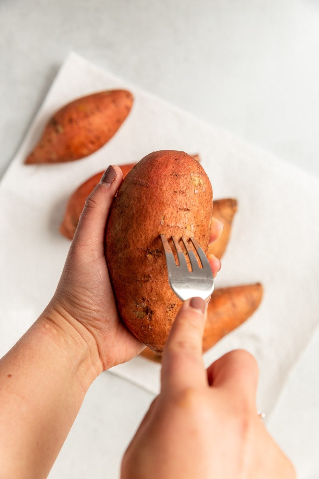 Super Easy Oven Baked Sweet Potatoes - The Natural Nurturer