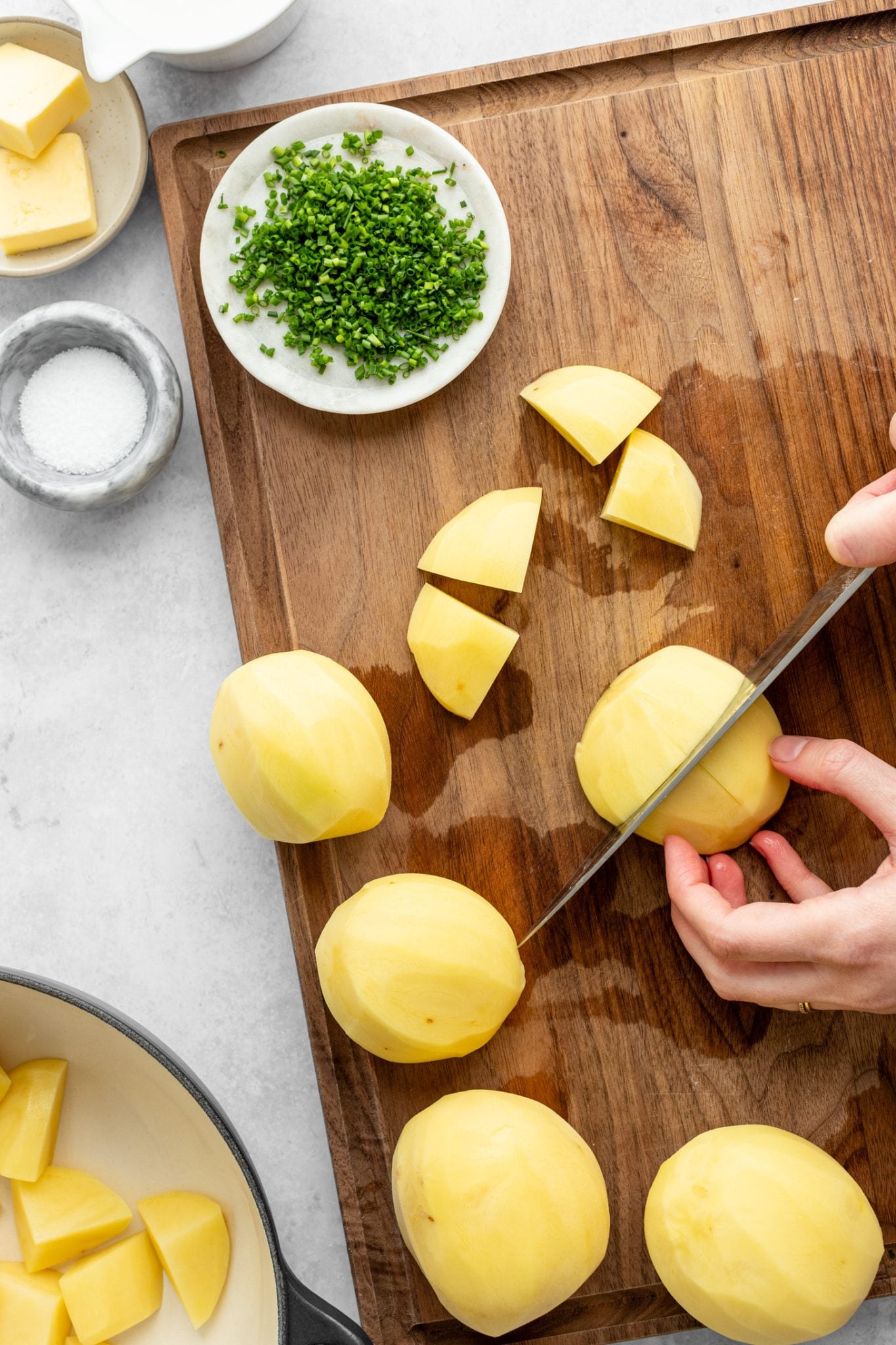 Creamy Yukon Gold Mashed Potatoes - The Natural Nurturer