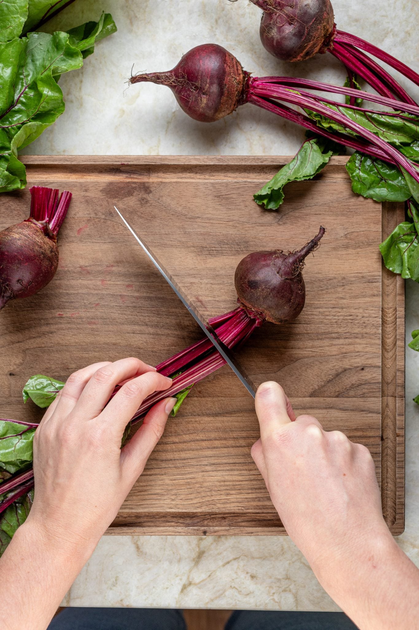 Super Simple Boiled Whole Beets - The Natural Nurturer