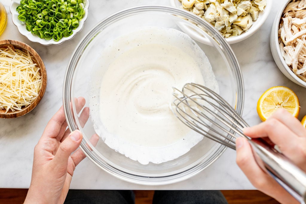 Spinach Artichoke Chicken Salad - The Natural Nurturer